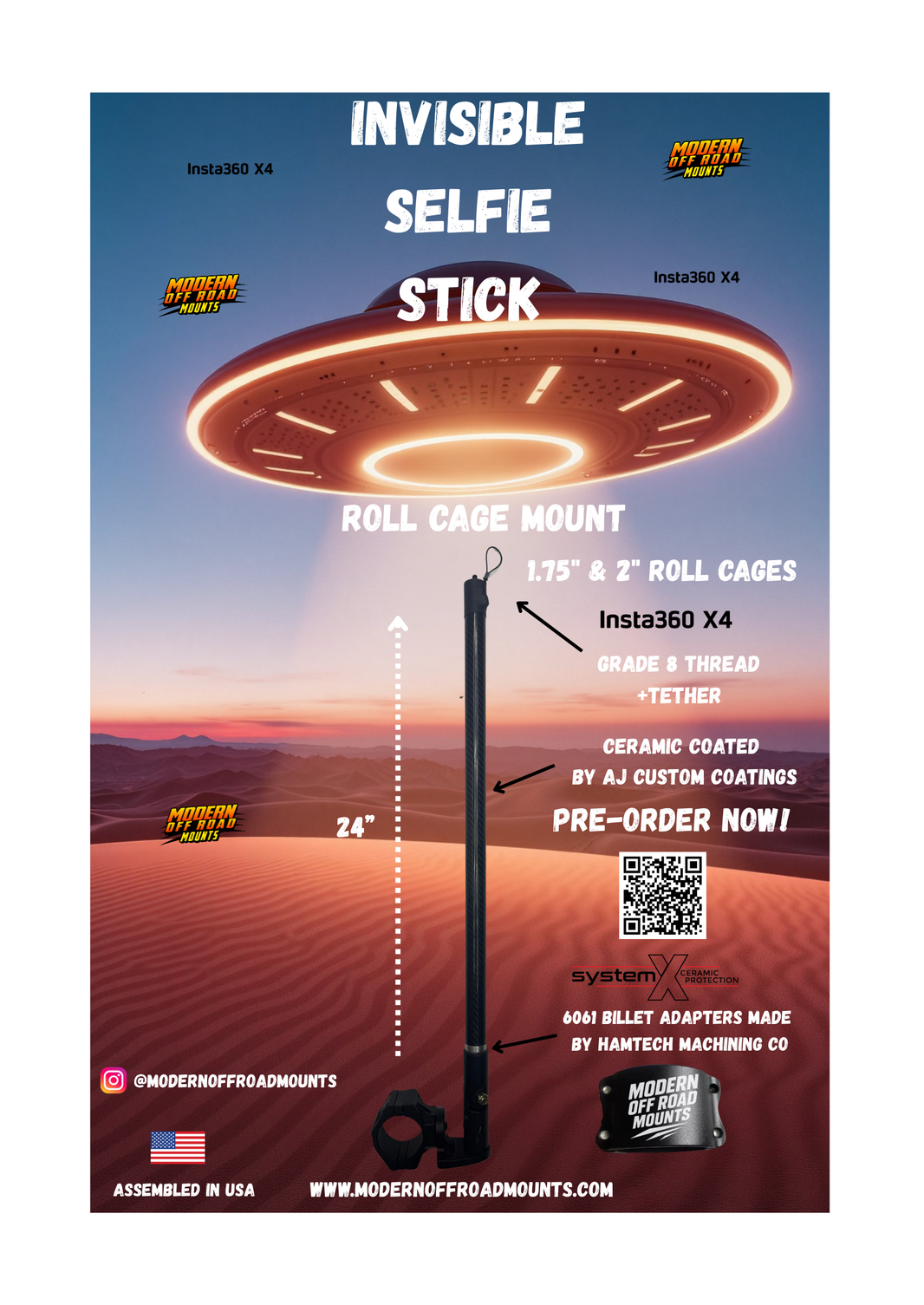 360 Camera Mounts for Off-Road Adventures | Modern Off-Road Mounts