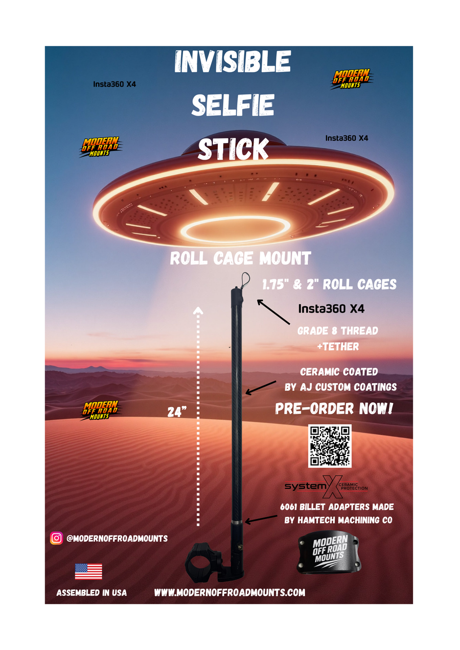 360 Camera Mounts for Off-Road Adventures | Modern Off-Road Mounts